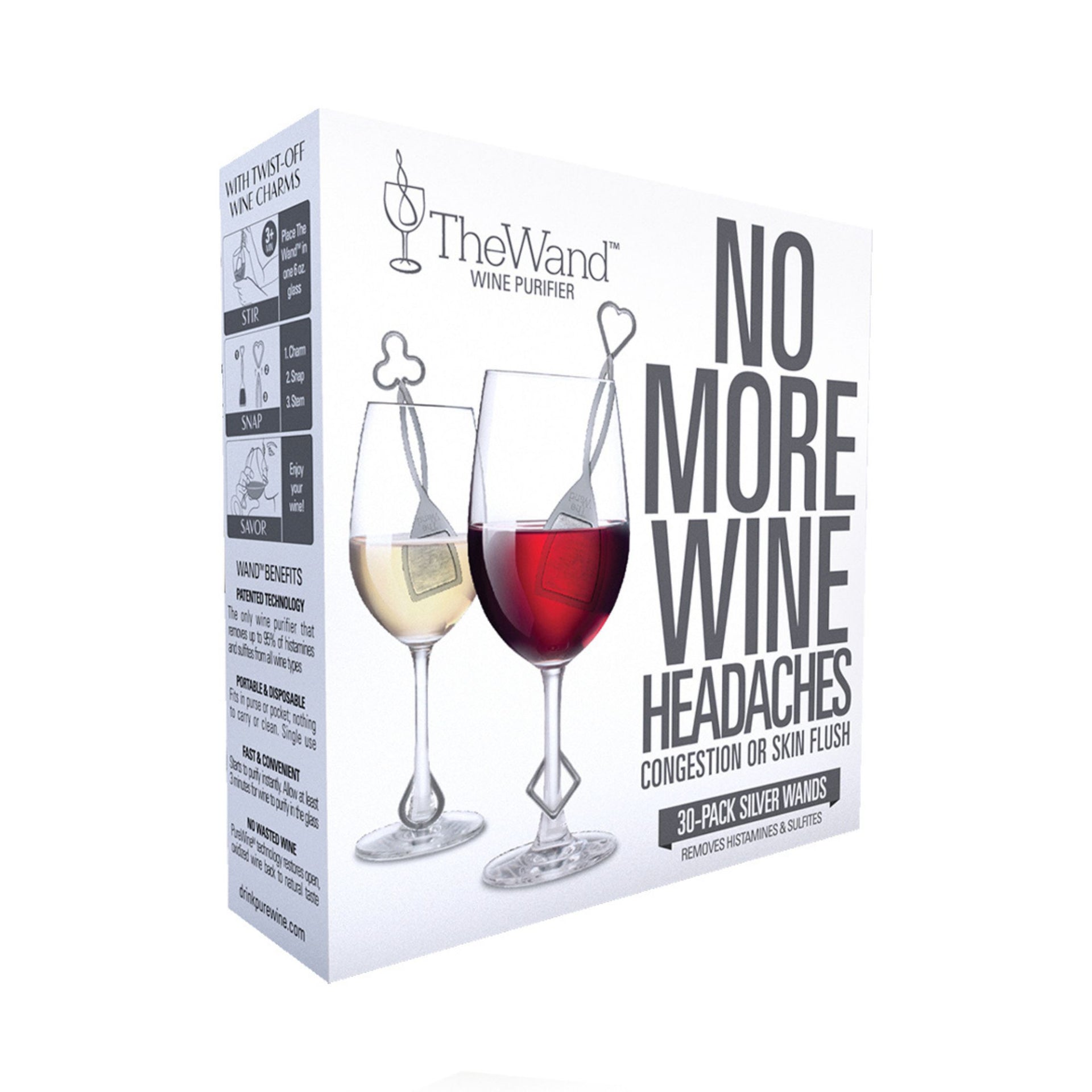 A Per-Glass Wine Filter No Wine Headaches | The Wand™ by PureWine
