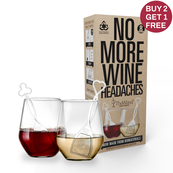 A Per-Glass Wine Filter No Wine Headaches | The Wand™ by PureWine