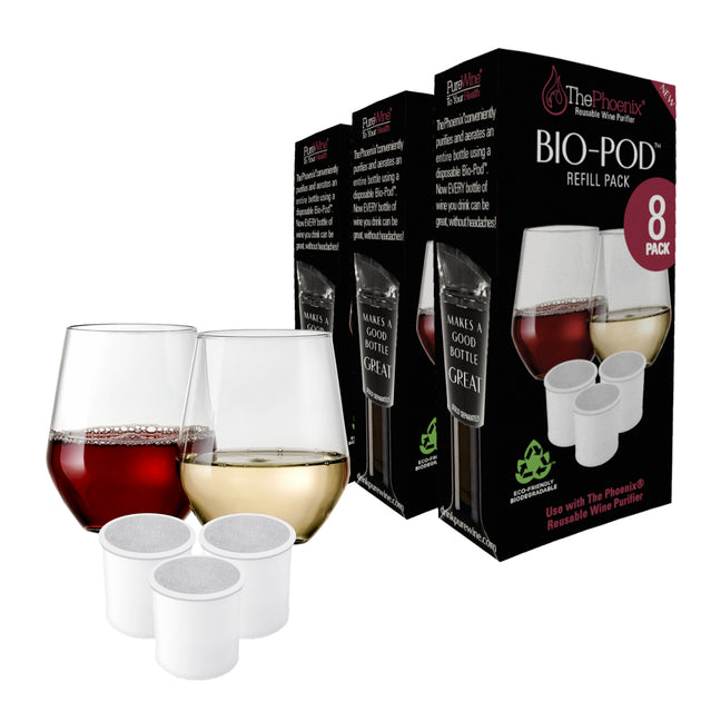 The Phoenix® Bio-Pod™ Refill - Wine Purifier, No More Hangovers – PureWine